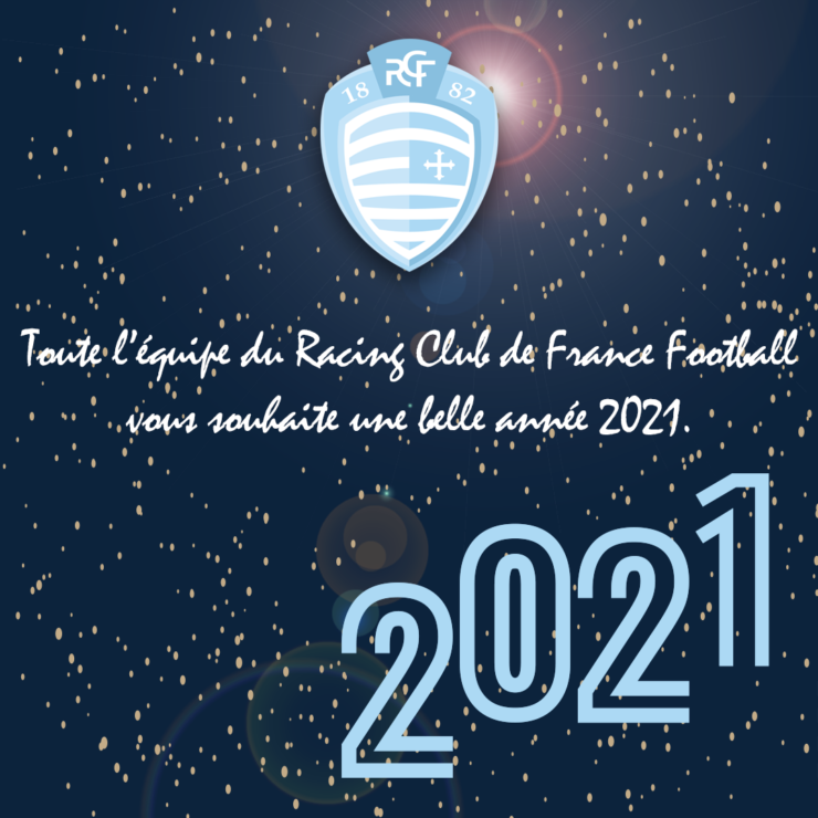 Patrick Norbert, président du Racing, vous adresse ses voeux pour 2021 ...